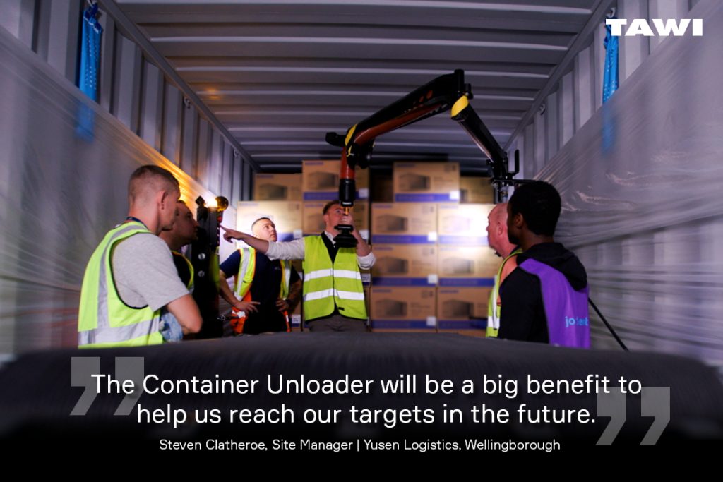 Container unloader - Logitrans Handling